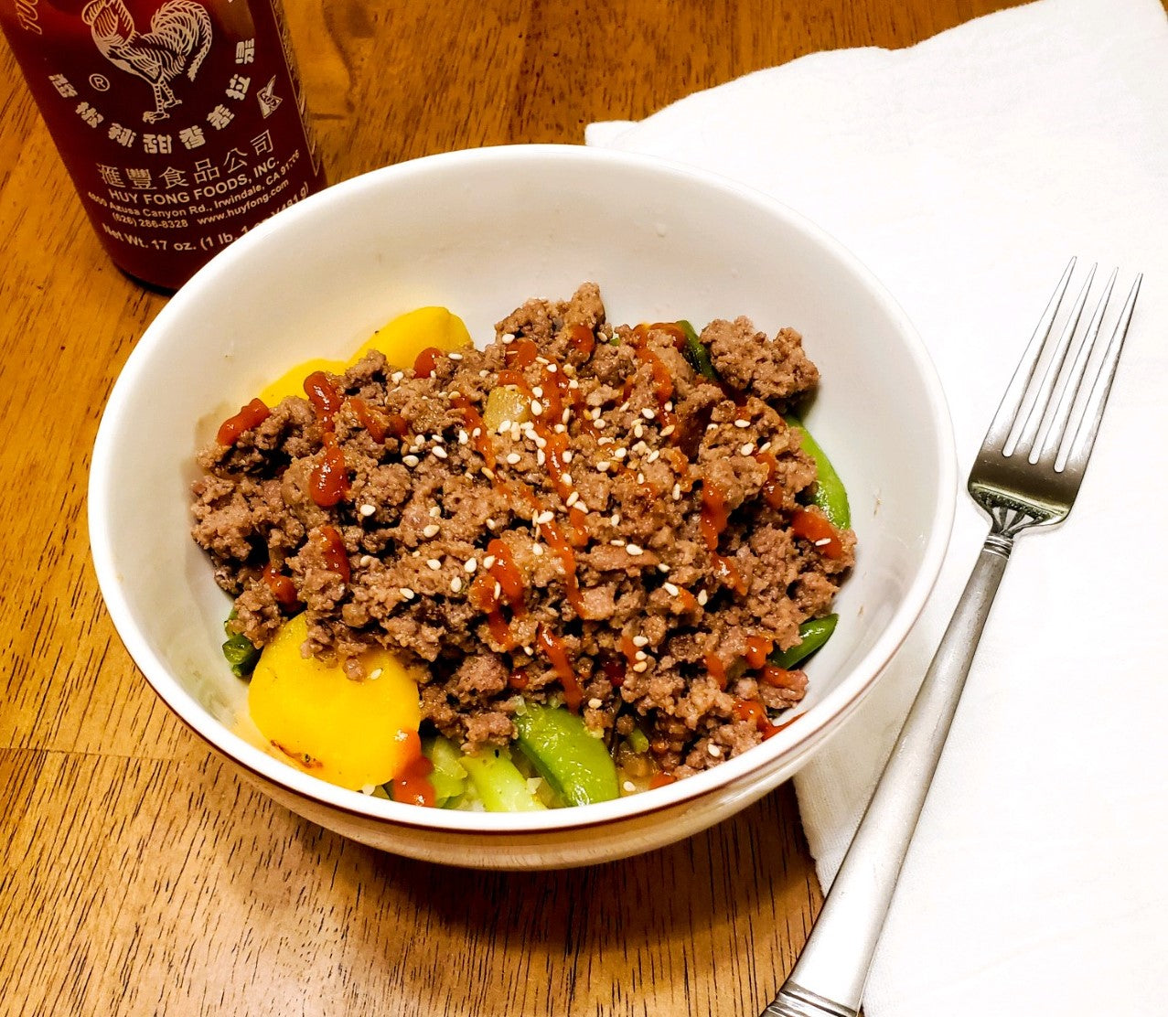 Korean Beef Bowls - D&D Beef