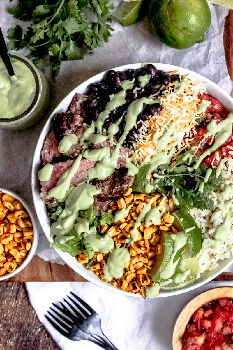 Steak Burrito Bowl - D&D Beef